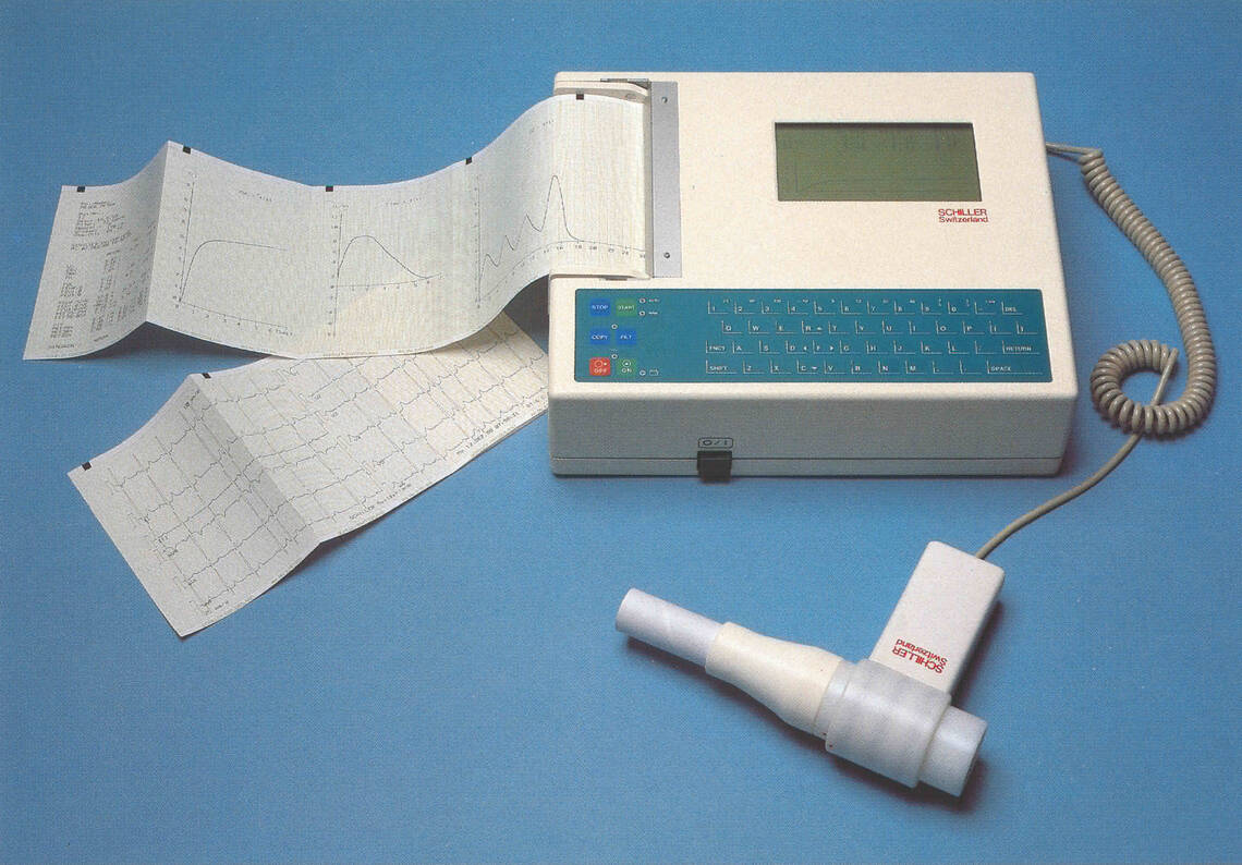 SCHILLER | 1989 – ECG and spirometry combined for the first time